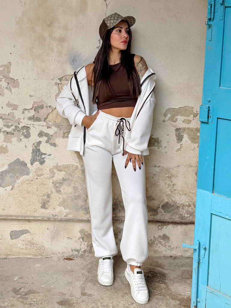 Mocha Milano Rope Detail Set | The Dressing Room Malta
